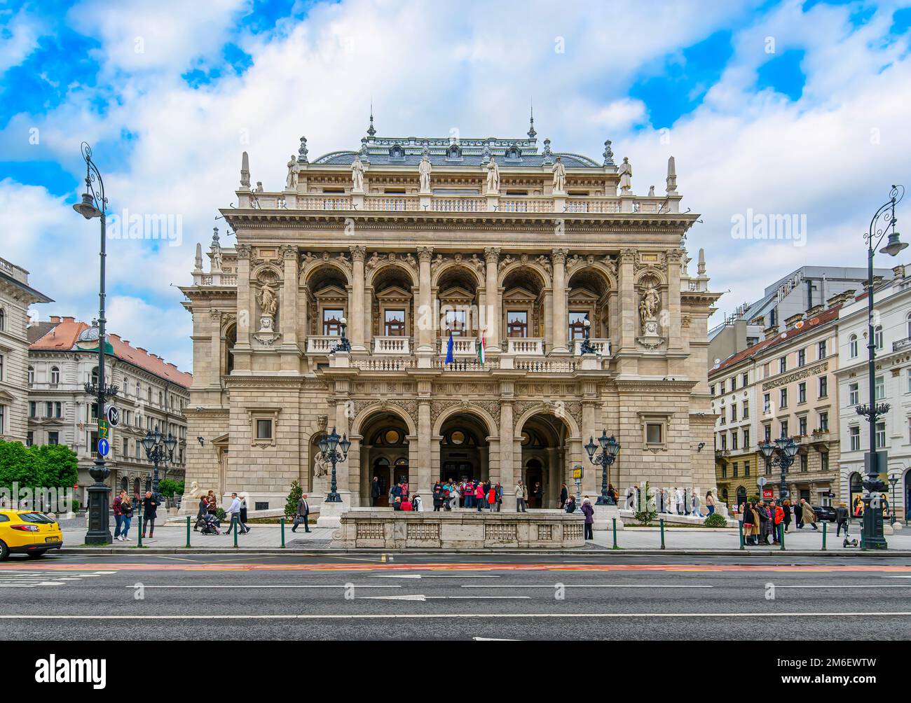 Budapest, Hungary. The Hungarian Royal State Opera House, considered ...
