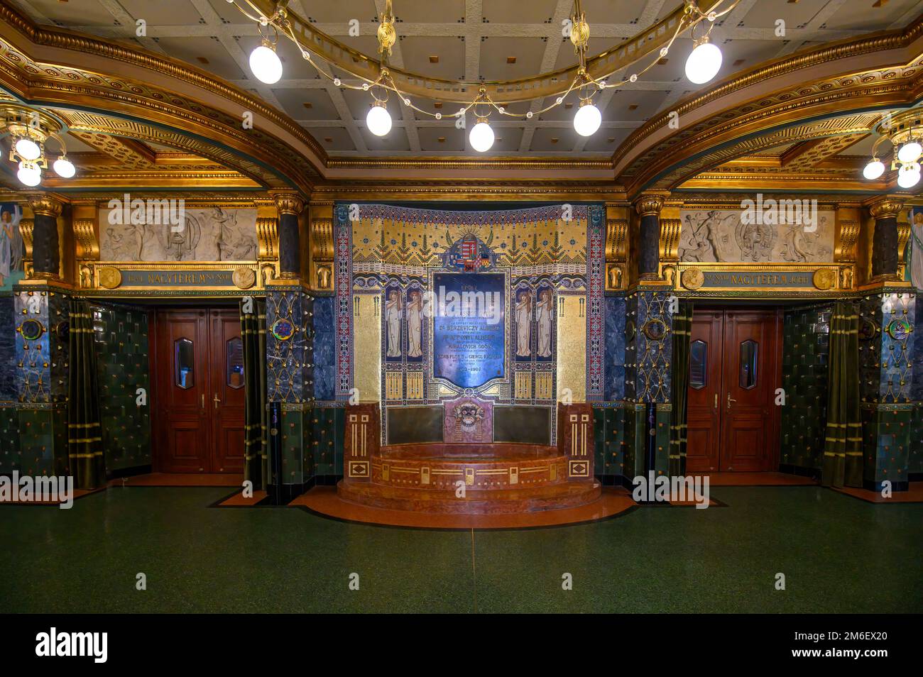 Budapest, Hungary. Interior of the Franz Liszt Academy of Music. A ...