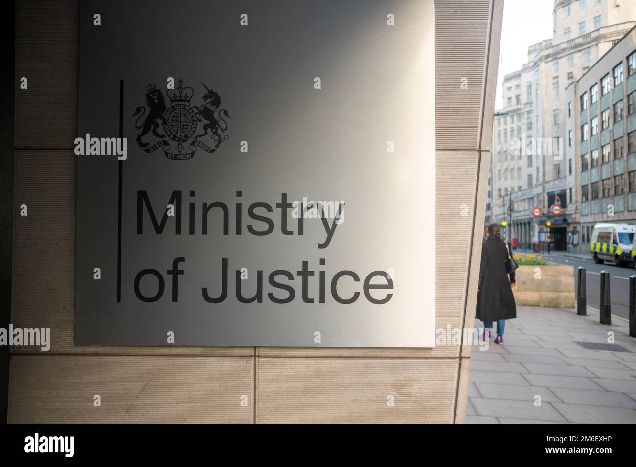 London- November 2022: Ministry Of Justice. UK government building ...