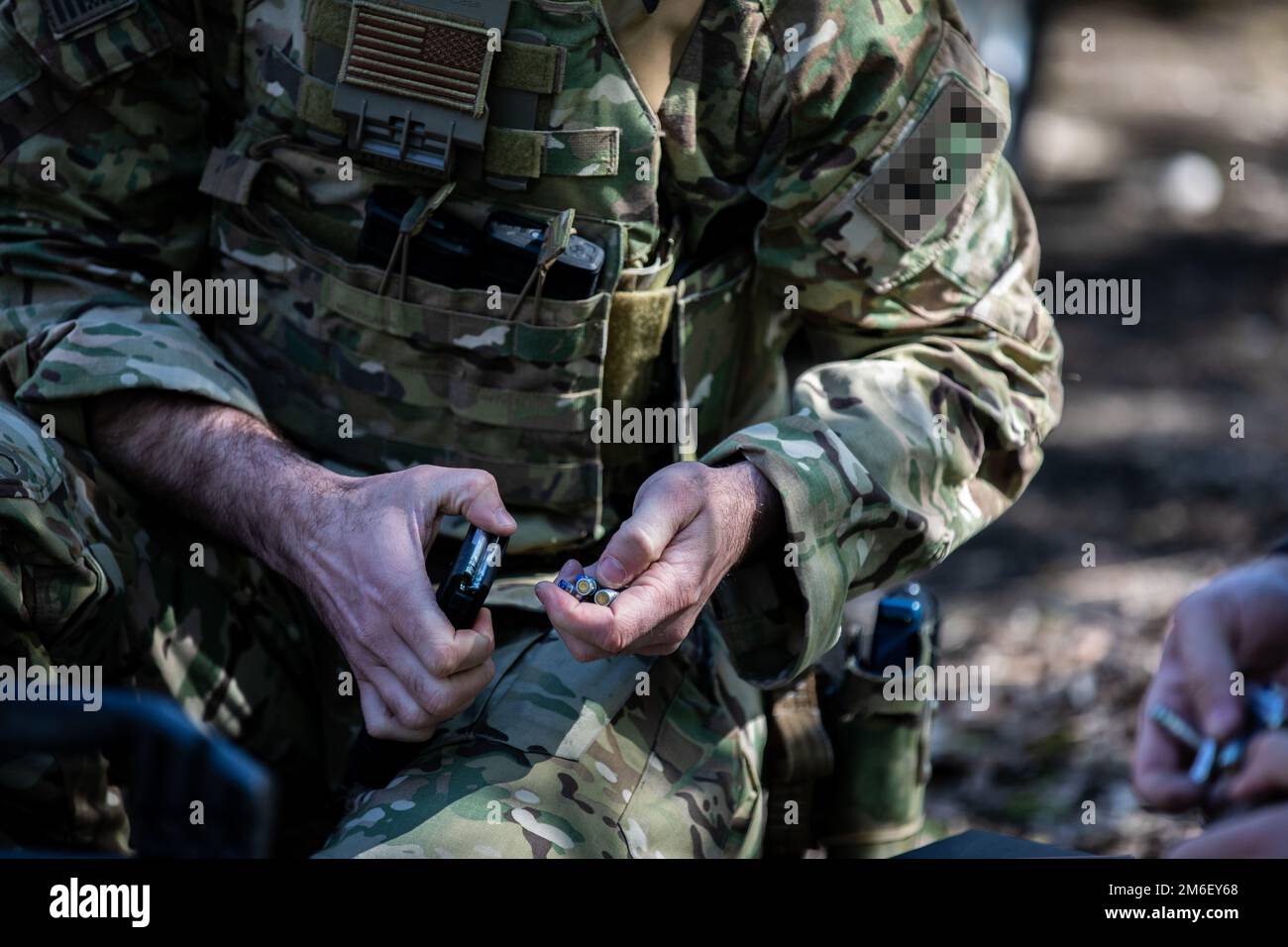 U.S. Army Green Berets assigned to 10th Special Forces Group load ...