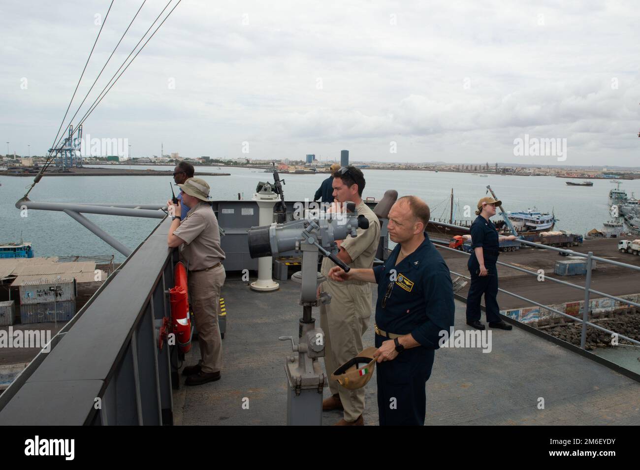 PORT OF DJIBOUTI, Djibouti (April 26, 2022) U.S. Navy Capt. Daniel ...