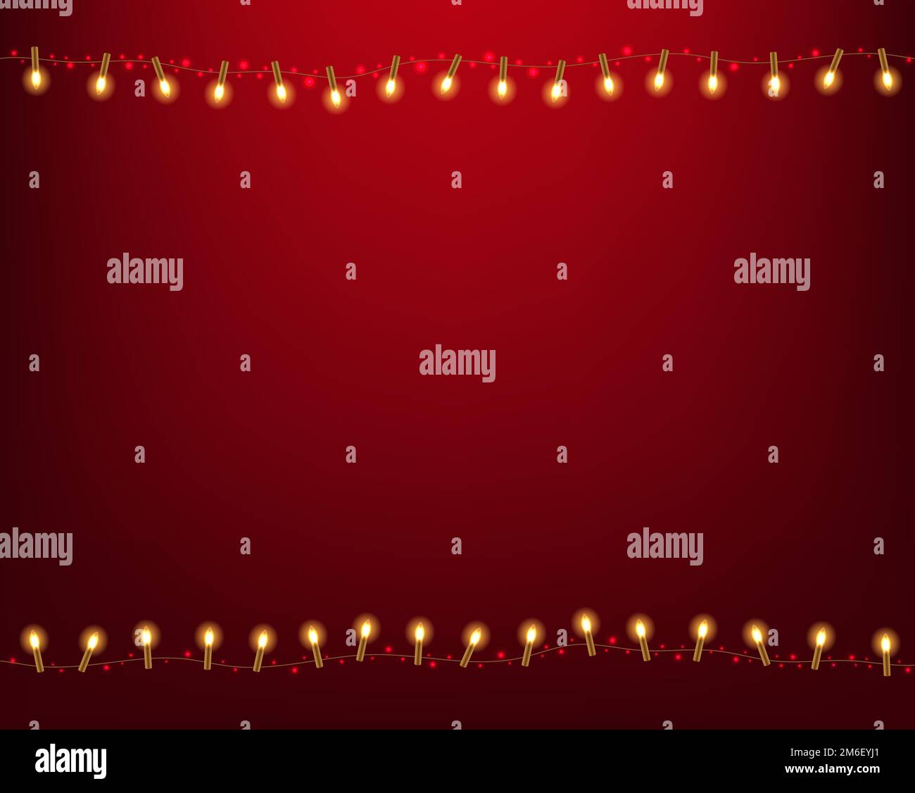 Holly garland vector hi-res stock photography and images - Alamy