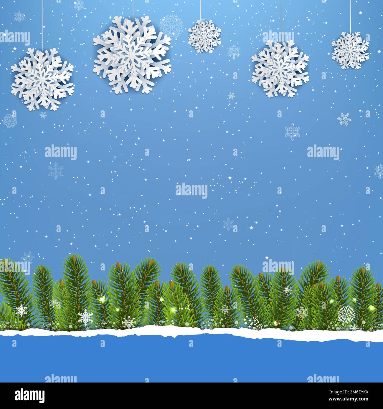 Snow border hi-res stock photography and images - Alamy
