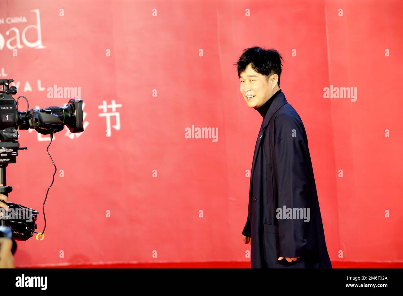 Chinese actor Xiaoshenyang attended the red carpet of the 9th Silk Road ...