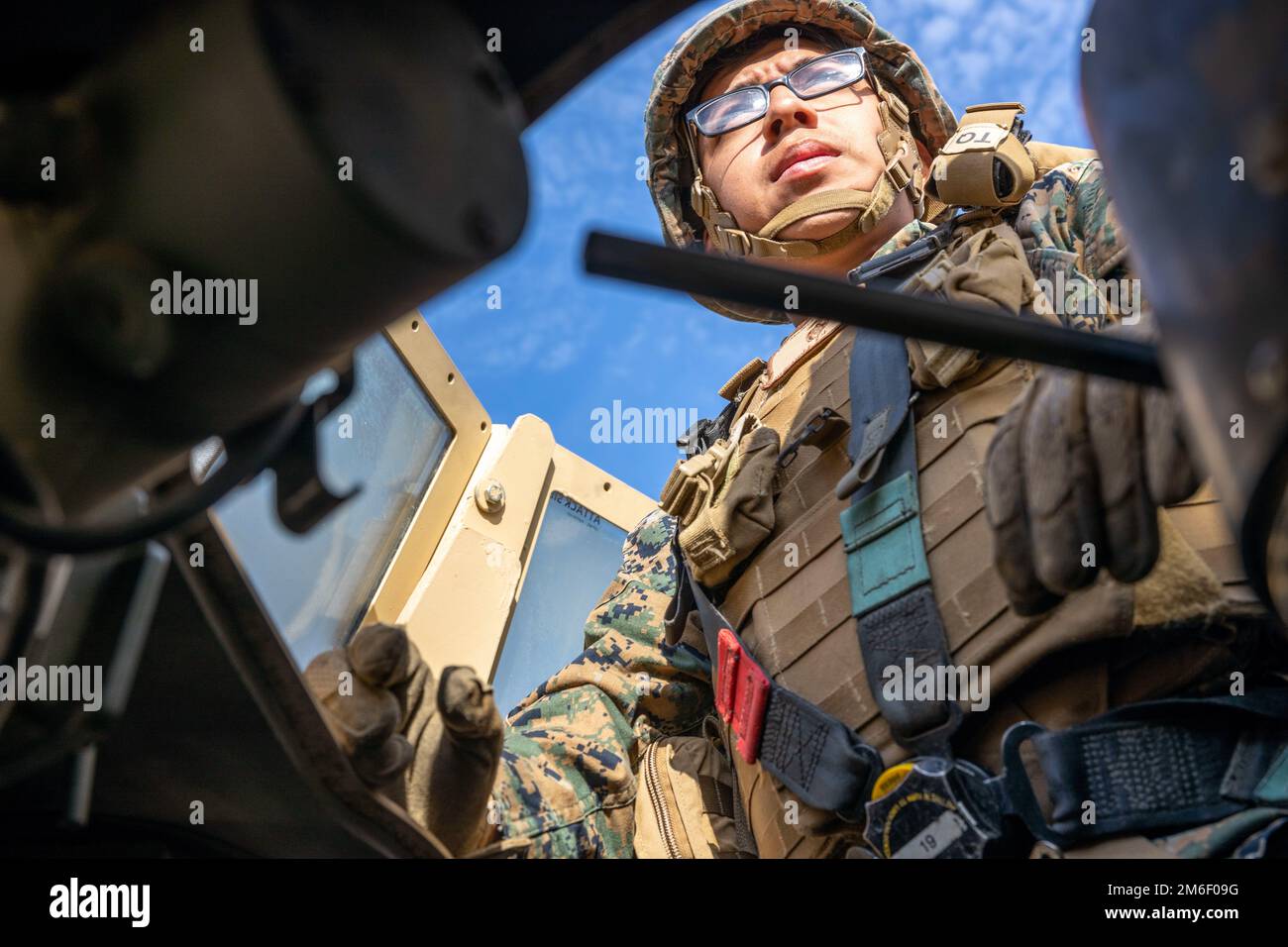 U.S. Marine Corps Lance Cpl. Edwin Hernandez, an automotive maintenance ...