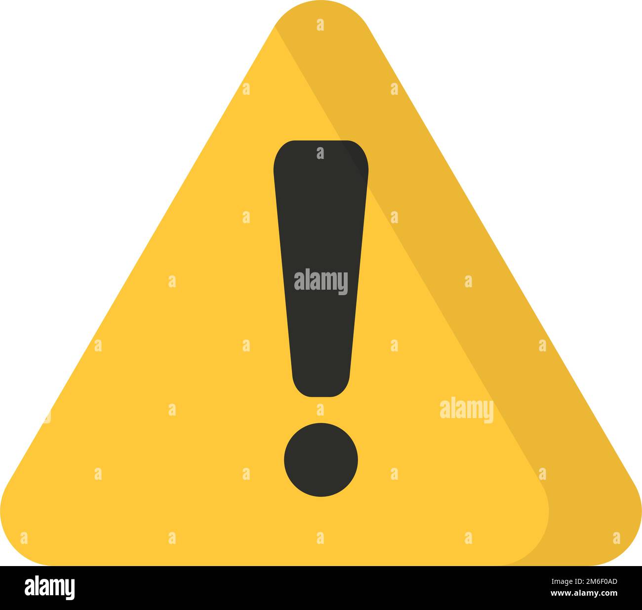 Triangular caution sign. Warning symbol. Danger. Editable vector Stock ...