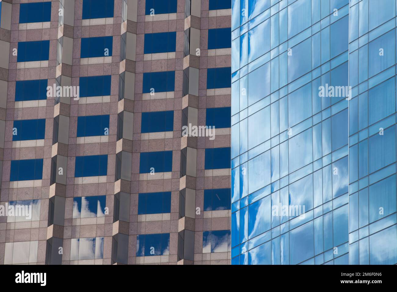Close-up. Shiny skyscraper windows for the whole frame Stock Photo - Alamy