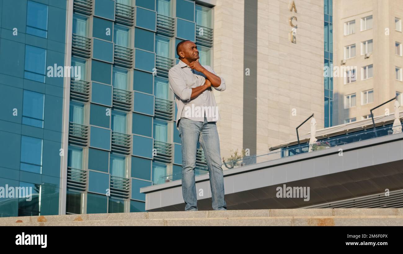 Ethnic pensive thinking African American middle-aged senior mature man ... Ethnic pensive thinking African American middle-aged senior mature man ...