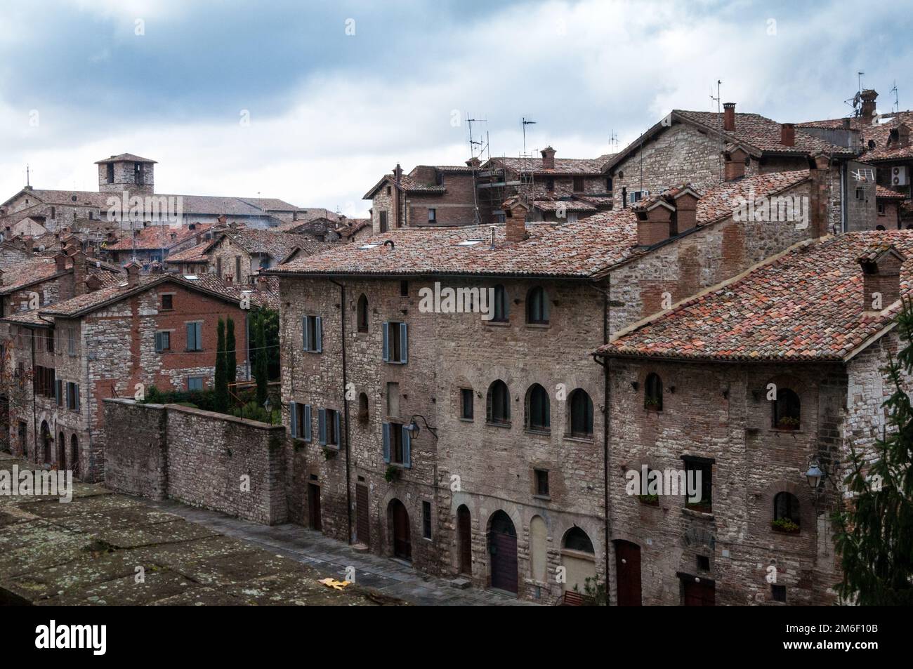 Medieval towns of Italy series - Gubbio in Umbria Stock Photo - Alamy