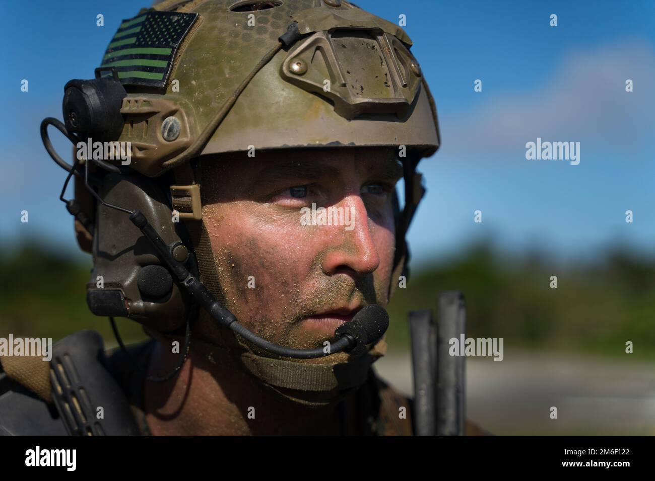 U.S. Marine Corps Capt. Justin Hoot, a platoon commander with 3d ...