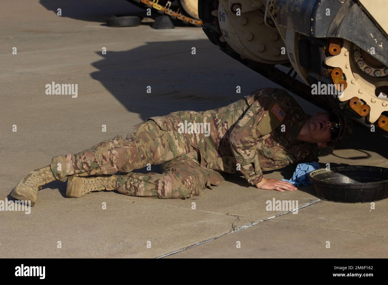 U.S. Army Pfc. Patrick Sullivan, a cavalry scout with the 3rd Battalion ...