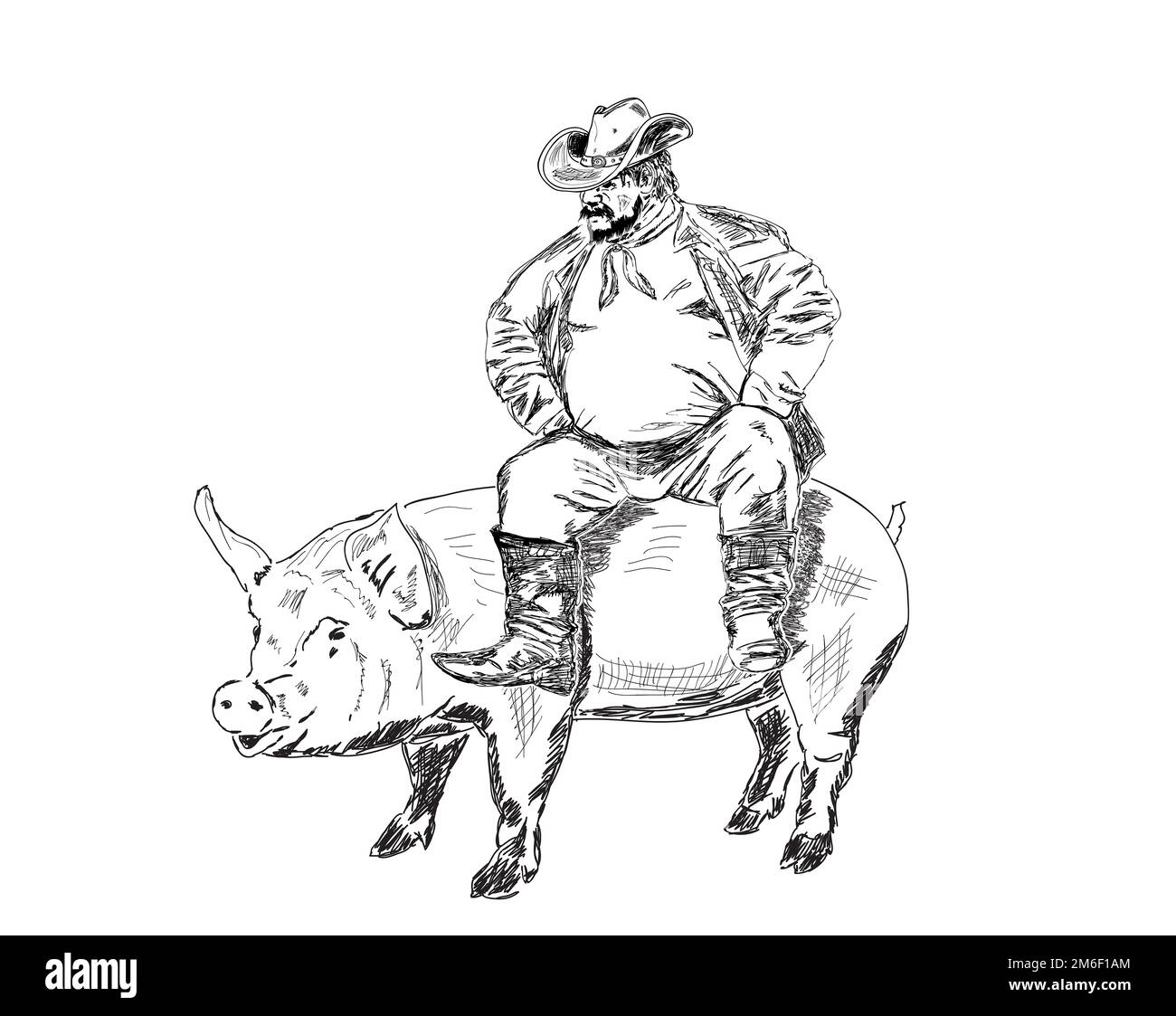 Big belly pig hi-res stock photography and images - Alamy