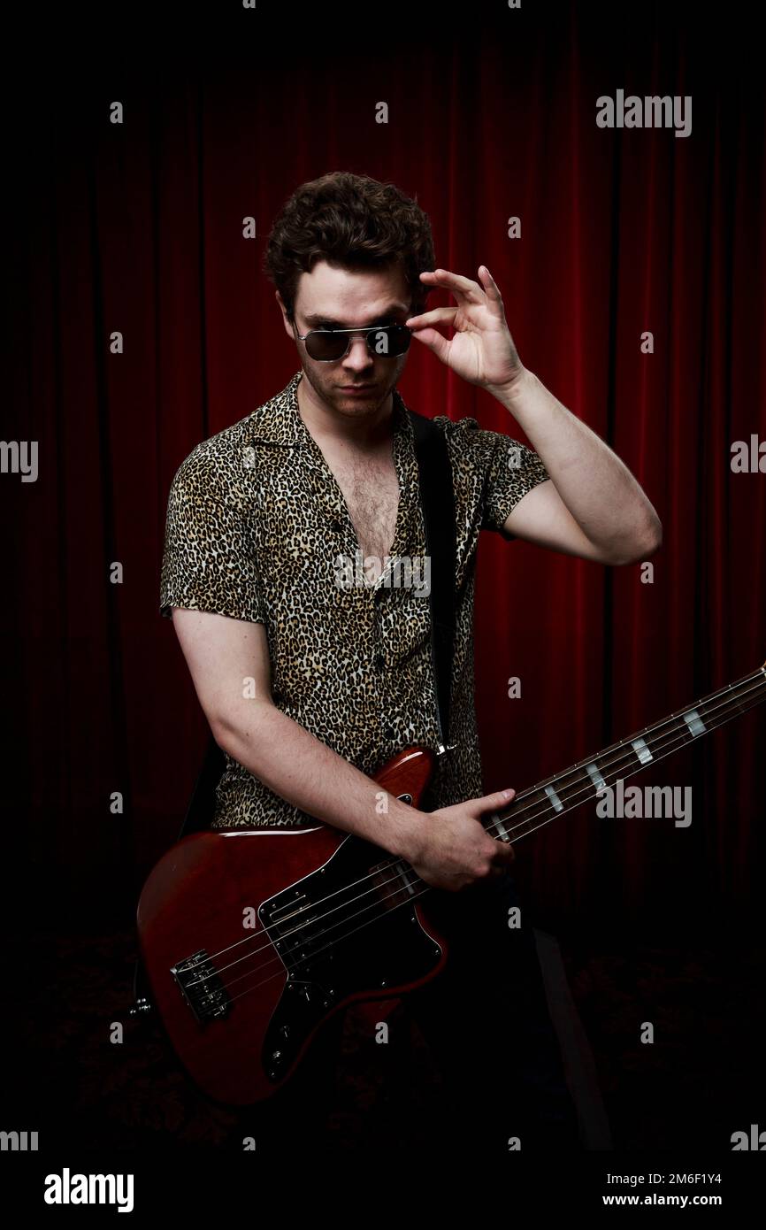Mike Kerr from Royal Blood, O2 Guildhall, Southampton Stock Photo - Alamy