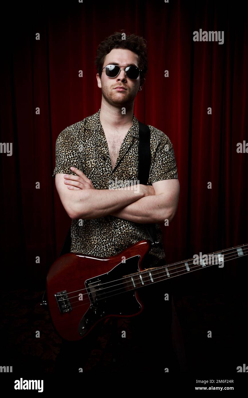 Mike Kerr from Royal Blood, O2 Guildhall, Southampton Stock Photo - Alamy