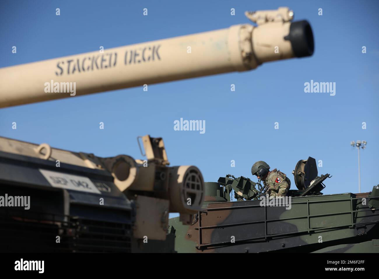 U.S. Army Spc. Arath Flores, tank loader from 2nd Squadron, 11th ...
