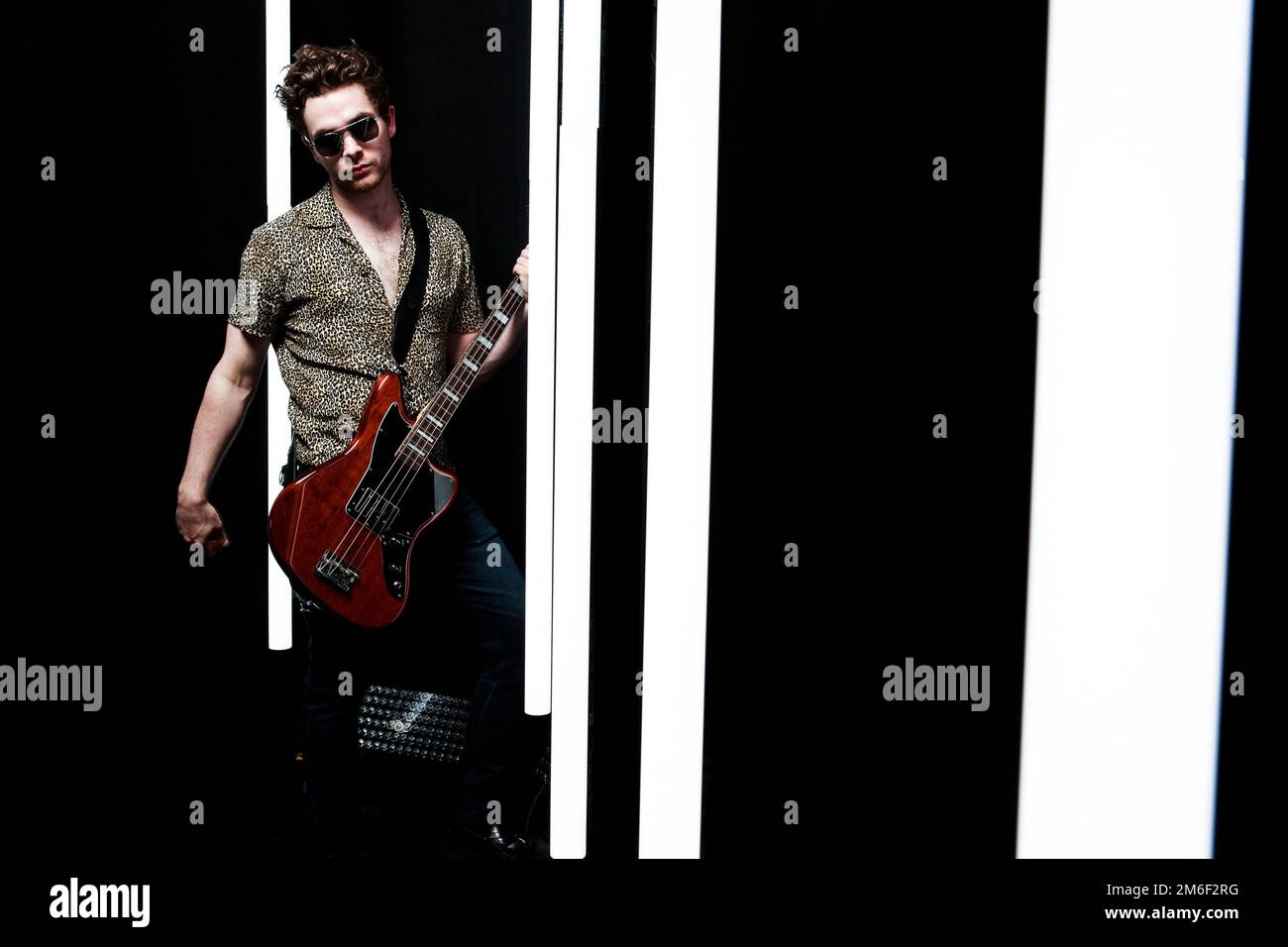 Mike Kerr from Royal Blood, O2 Guildhall, Southampton Stock Photo - Alamy