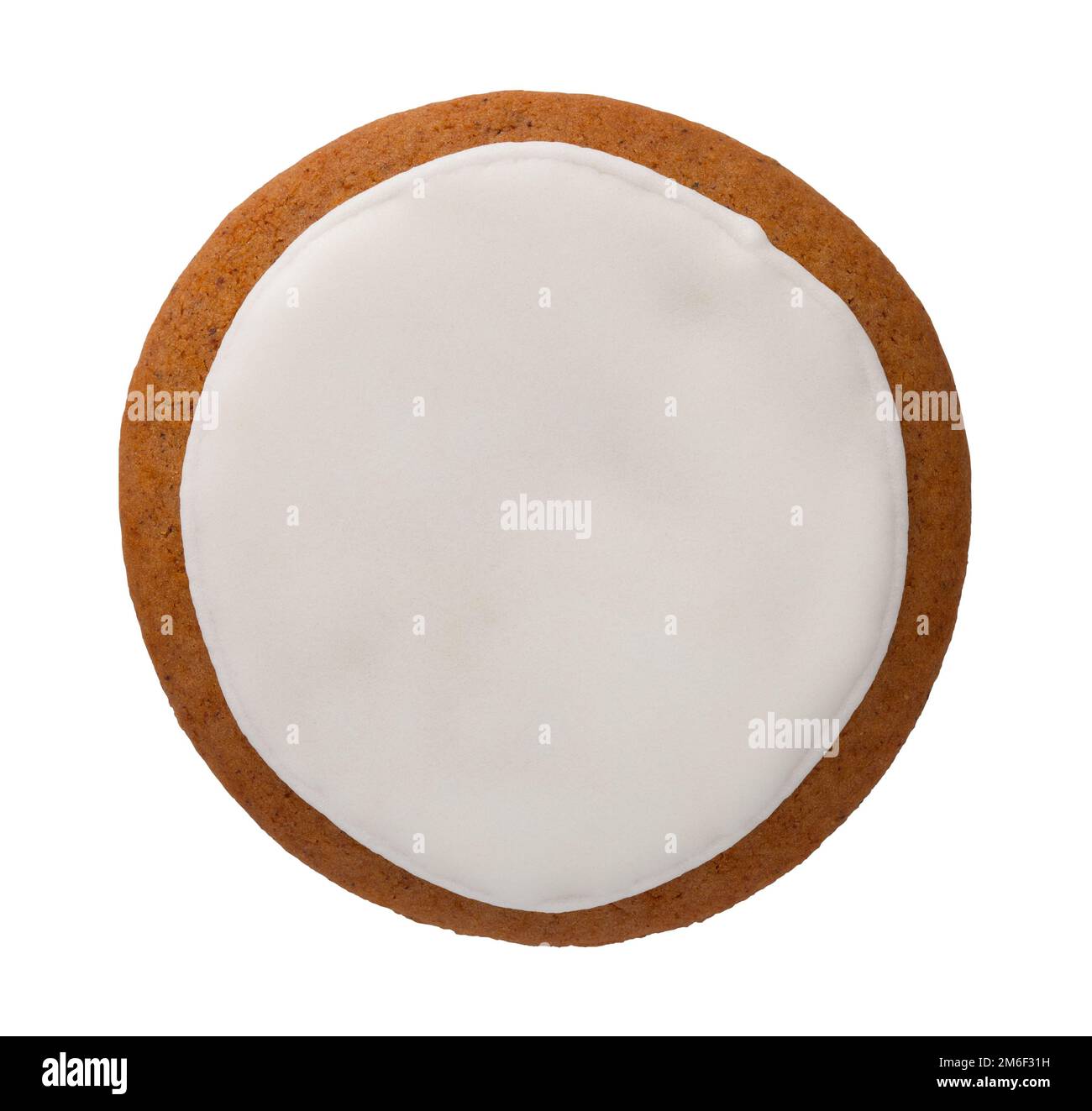 Gingerbread Circle Isolated On White Background Stock Photo - Alamy