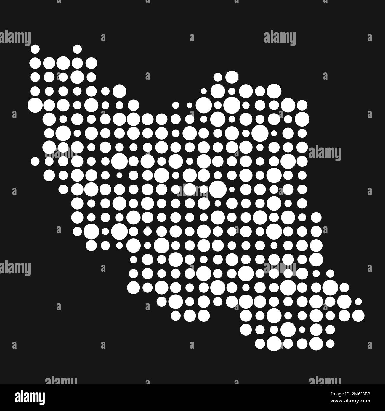 Iran vector map Black and White Stock Photos & Images - Alamy