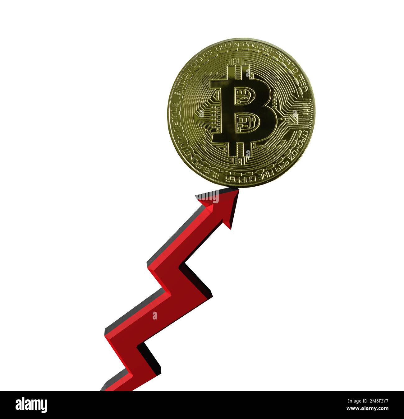 Bitcoin arrow hi-res stock photography and images - Alamy