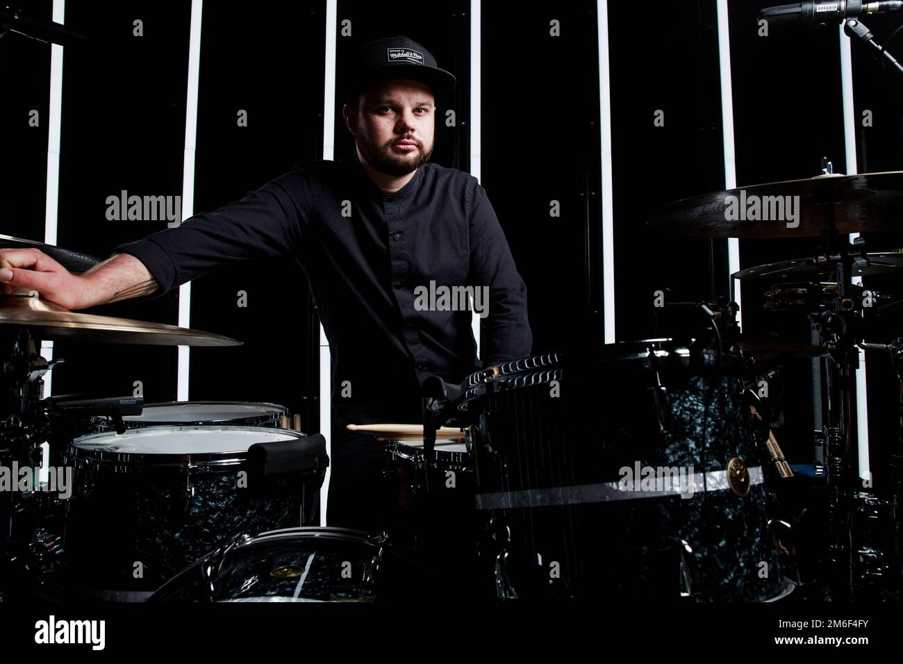 Ben Thatcher from Royal Blood, O2 Guildhall, Southampton Stock Photo ...