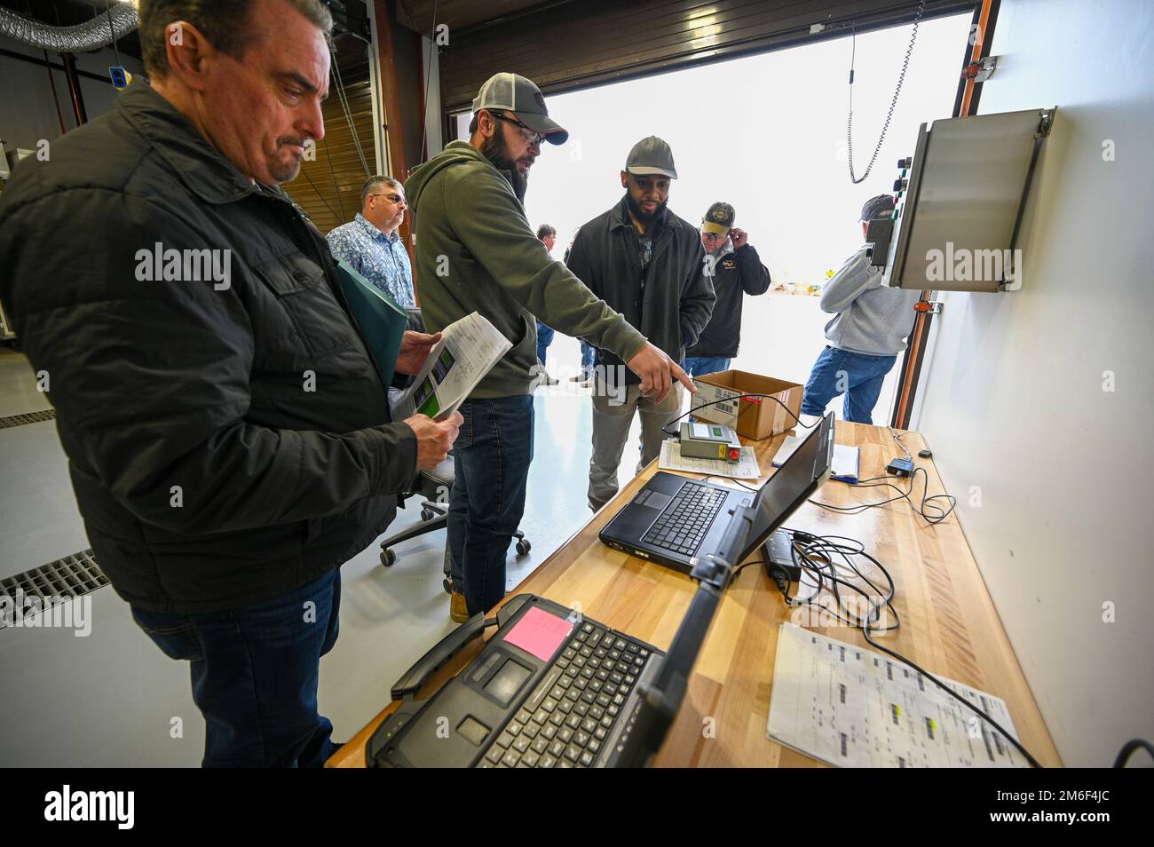 Center, Abe Erwin, 526th Electronics Maintenance Squadron, and Wilbert ...