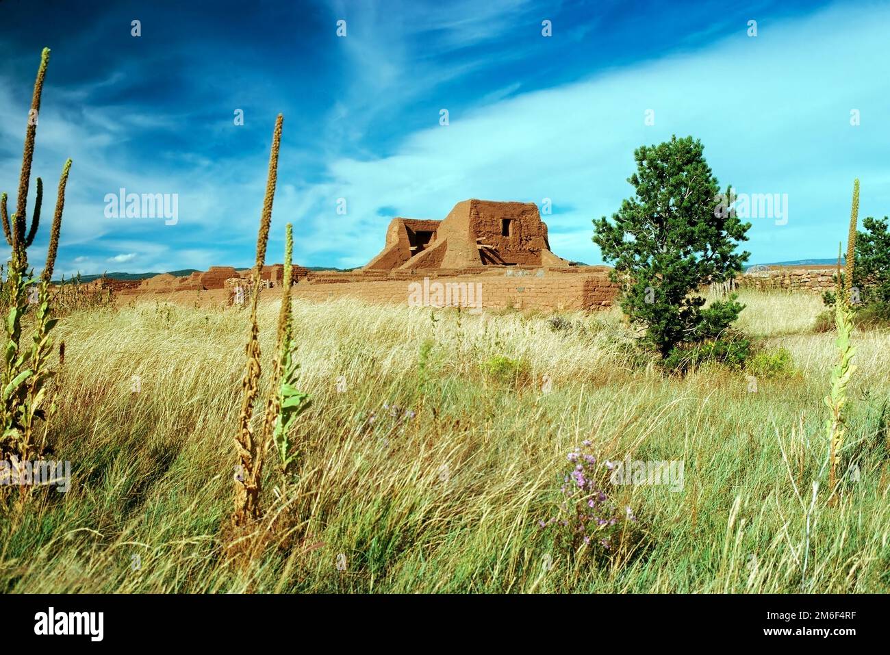 Pecos National Monument in New Mexico Stock Photo - Alamy