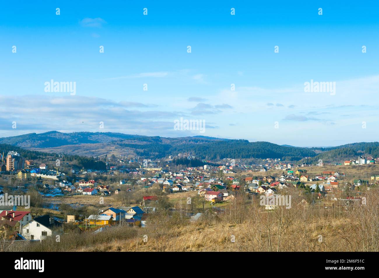 Ukraine village landscape aerial view hi-res stock photography and ...