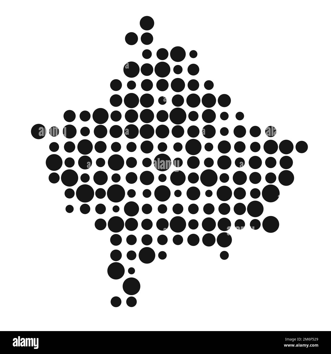 Kosovo Map Silhouette Pixelated Generative Pattern Illustration Stock Vector Image And Art Alamy