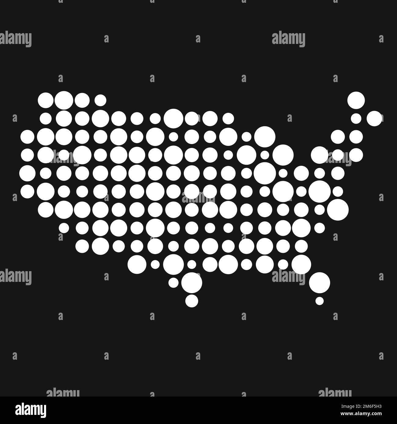 United states map silhouette Black and White Stock Photos & Images - Alamy