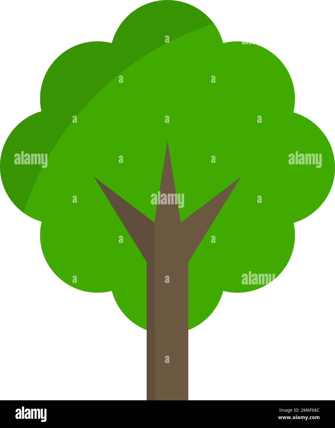 Nature. Tree. Environment and forestry. Editable vector Stock Vector ...