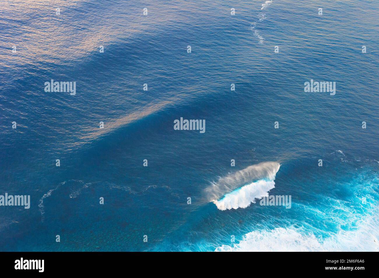 Atlantic ocean wave background aerial Stock Photo - Alamy