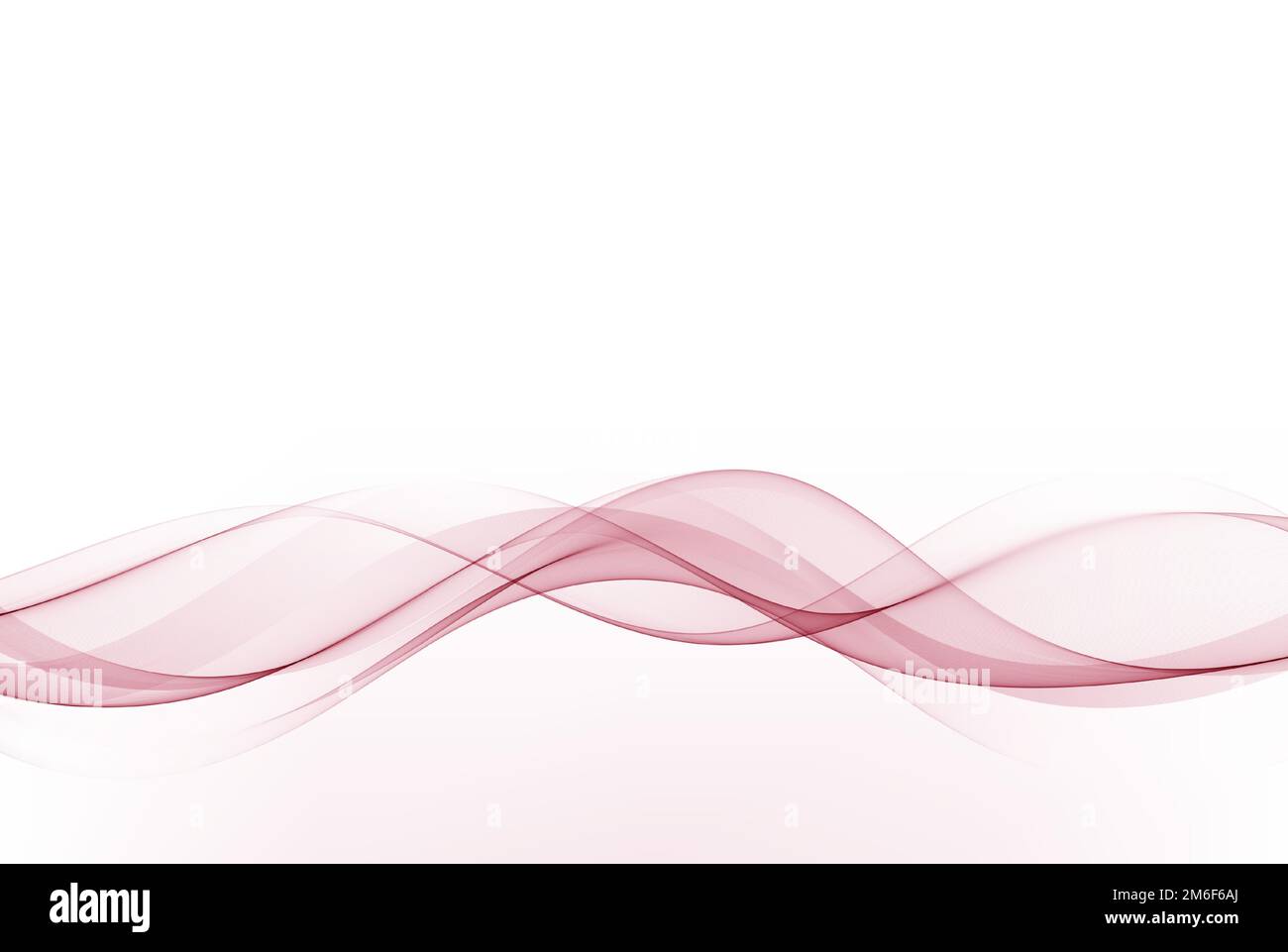 Abstract vector wave flow on white background, design element Stock ...