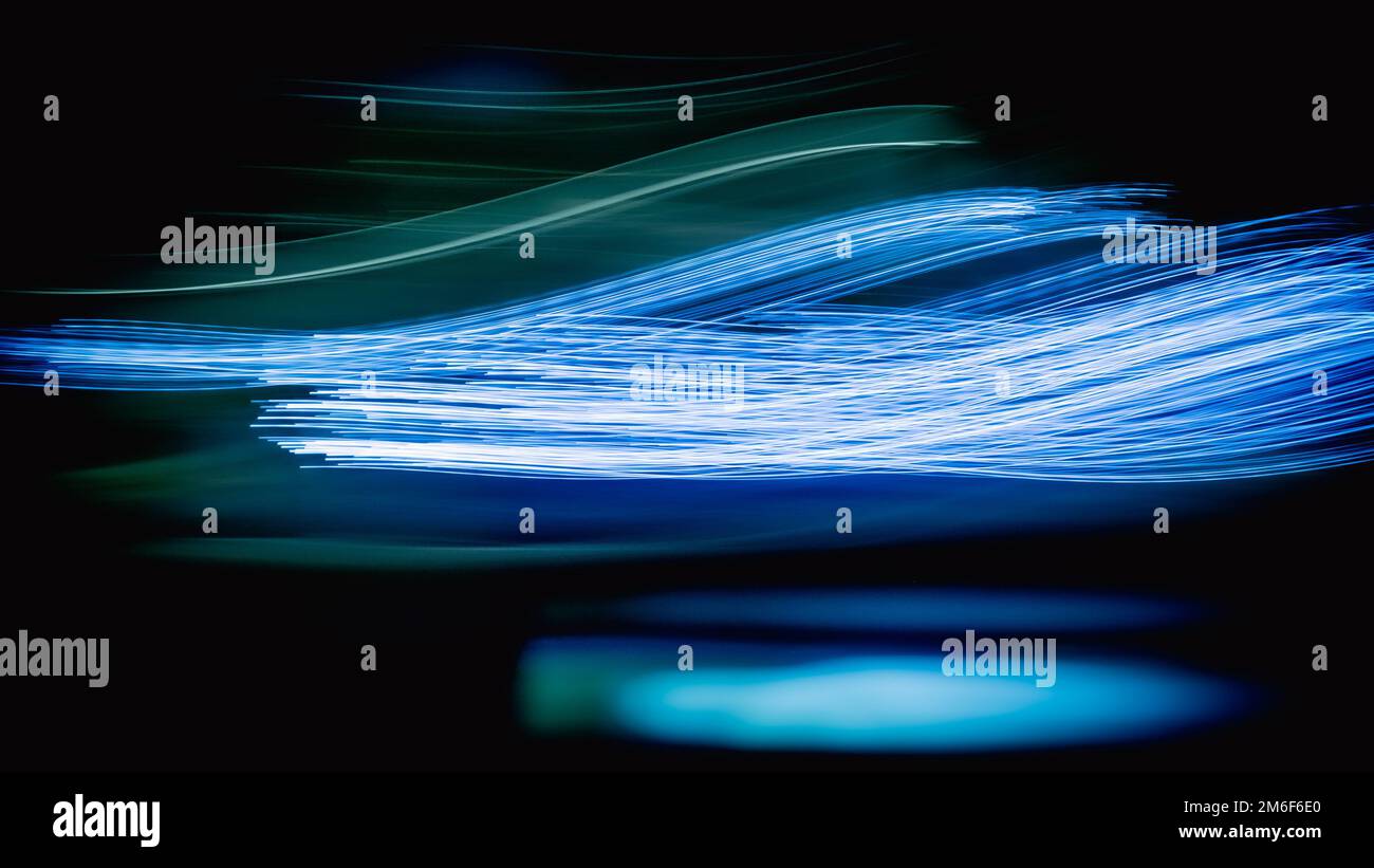 optical fiber vector, network lights, optics with lights, technology ...