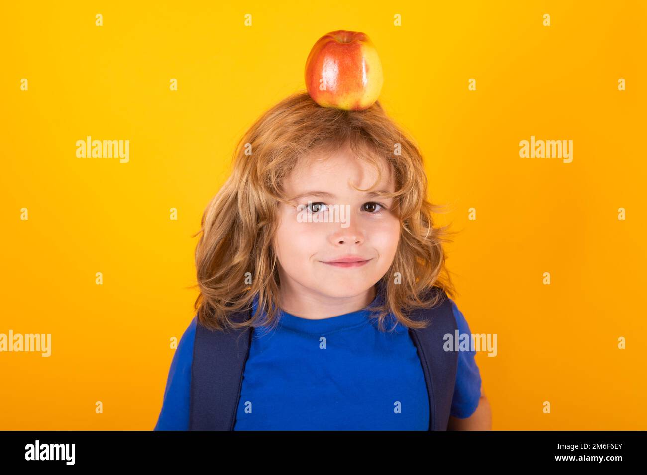 School kid student learning, study language or literature at school ...
