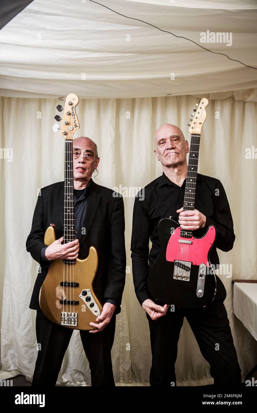 Wilko Johnson and Norman Watt-Roy at Rock Against Cancer festival ...