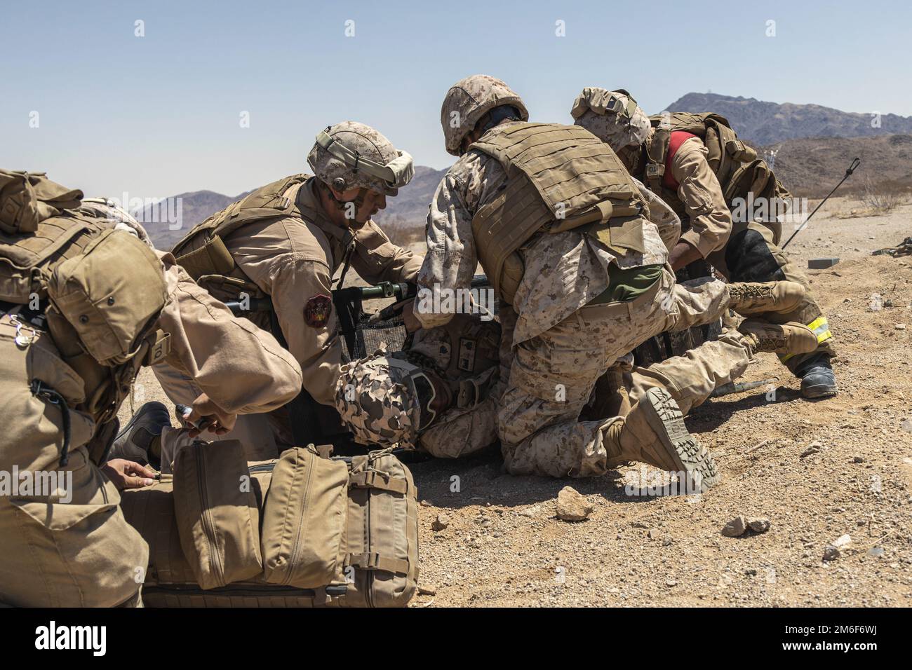 U.S. Marines and Sailors with Marine Wing Support Squadron 273, Marine ...