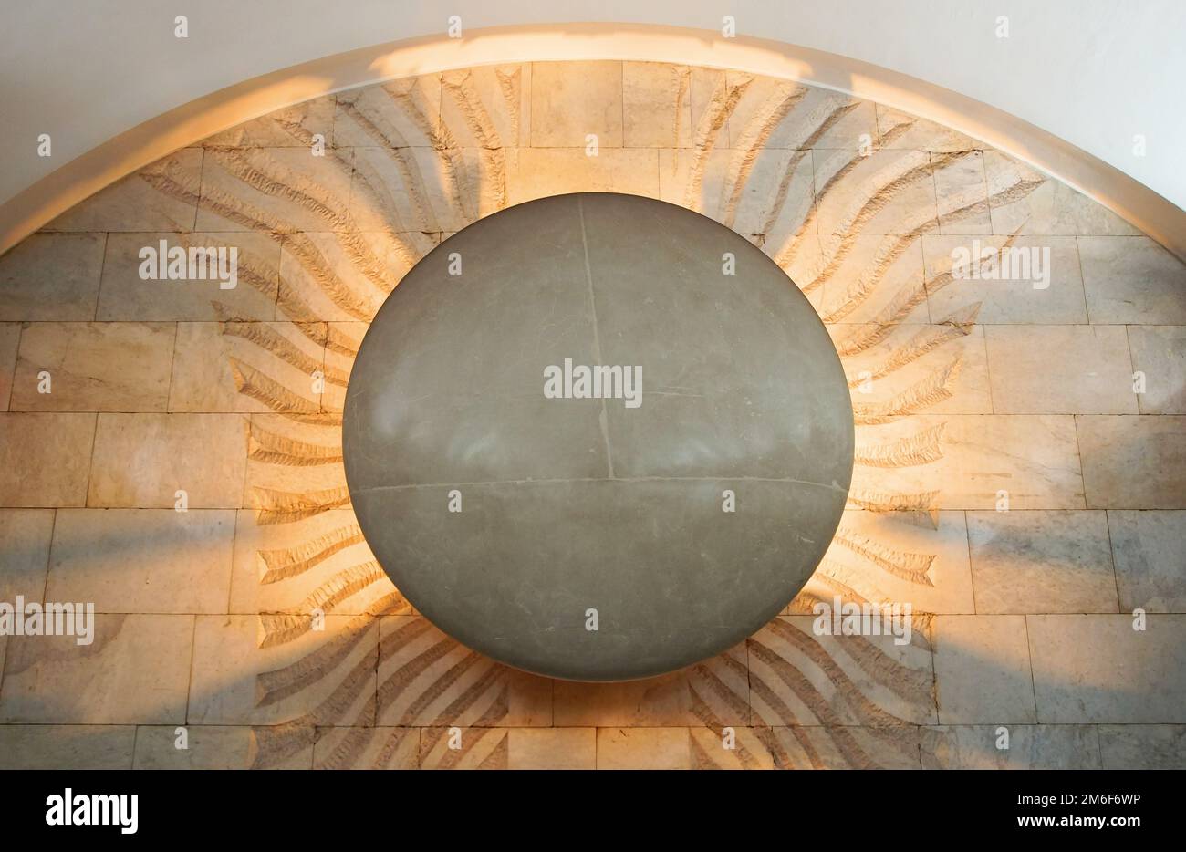 Fragment of the interior of the Lesnaya metro Stock Photo - Alamy