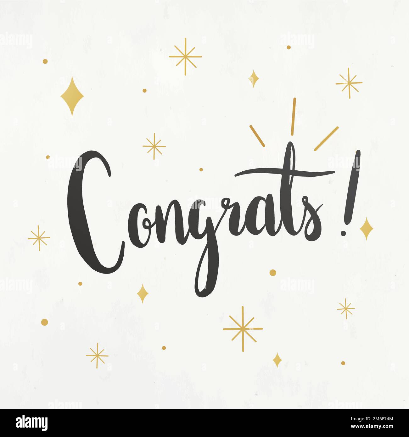 Congratulations calligraphic lettering typography Stock Vector Images ...