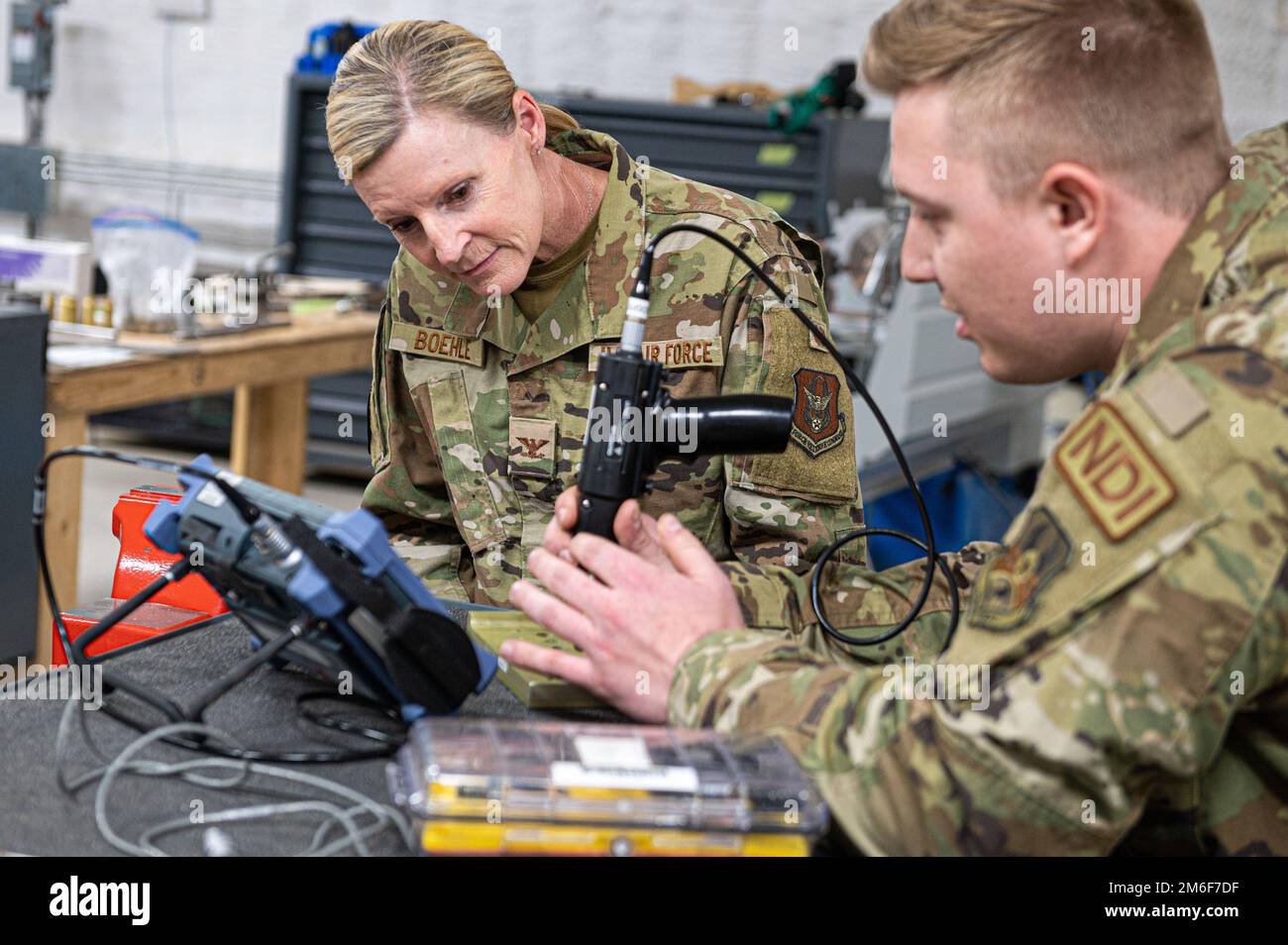 U.S. Air Force Col. Amy Boehle, Senior Air Reserve Component advisor ...
