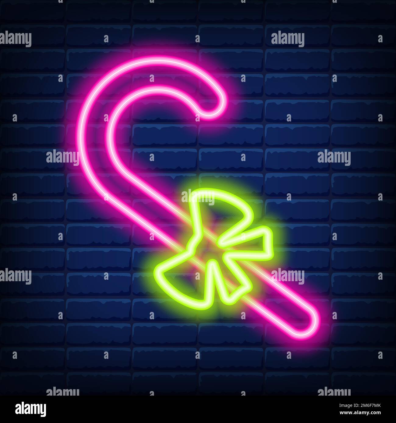 New year decor neon Stock Vector Images - Alamy
