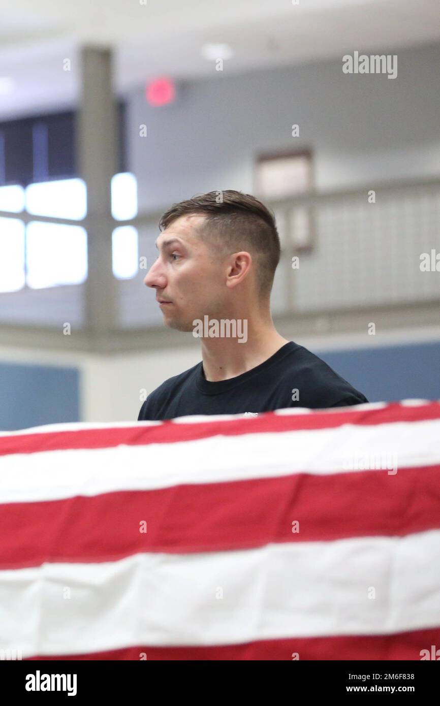 U.S. Army Sgt. 1st Class Joseph Newcomb, a instructor of the Missouri ...