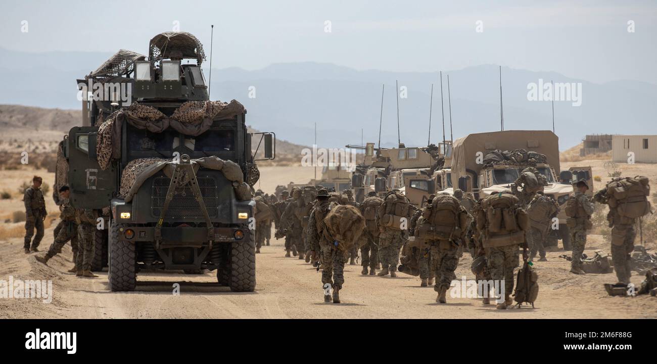 U.S. Marines with 1st Battalion, 6th Marine Regiment, 2d Marine ...