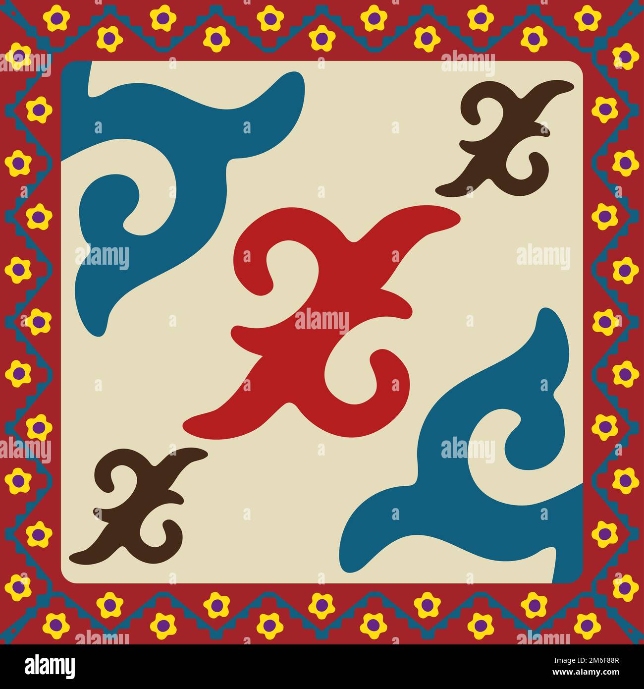 Mongolian patterns hi-res stock photography and images - Alamy