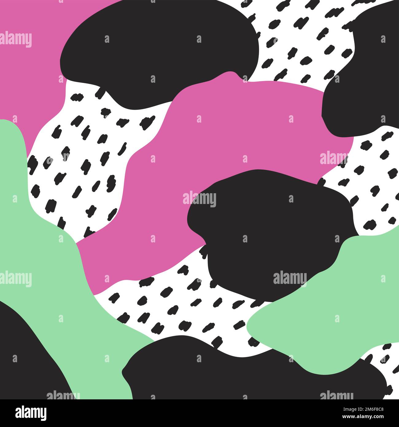 Colorful geometric Memphis style background Stock Vector Image & Art ...