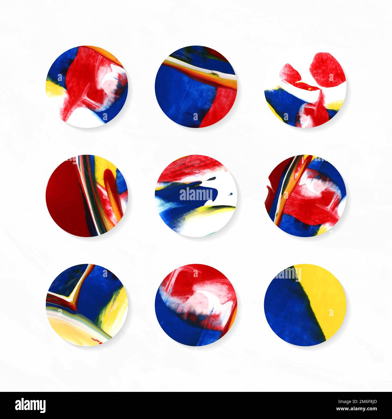 Badge set with abstract design vector Stock Vector Image & Art - Alamy