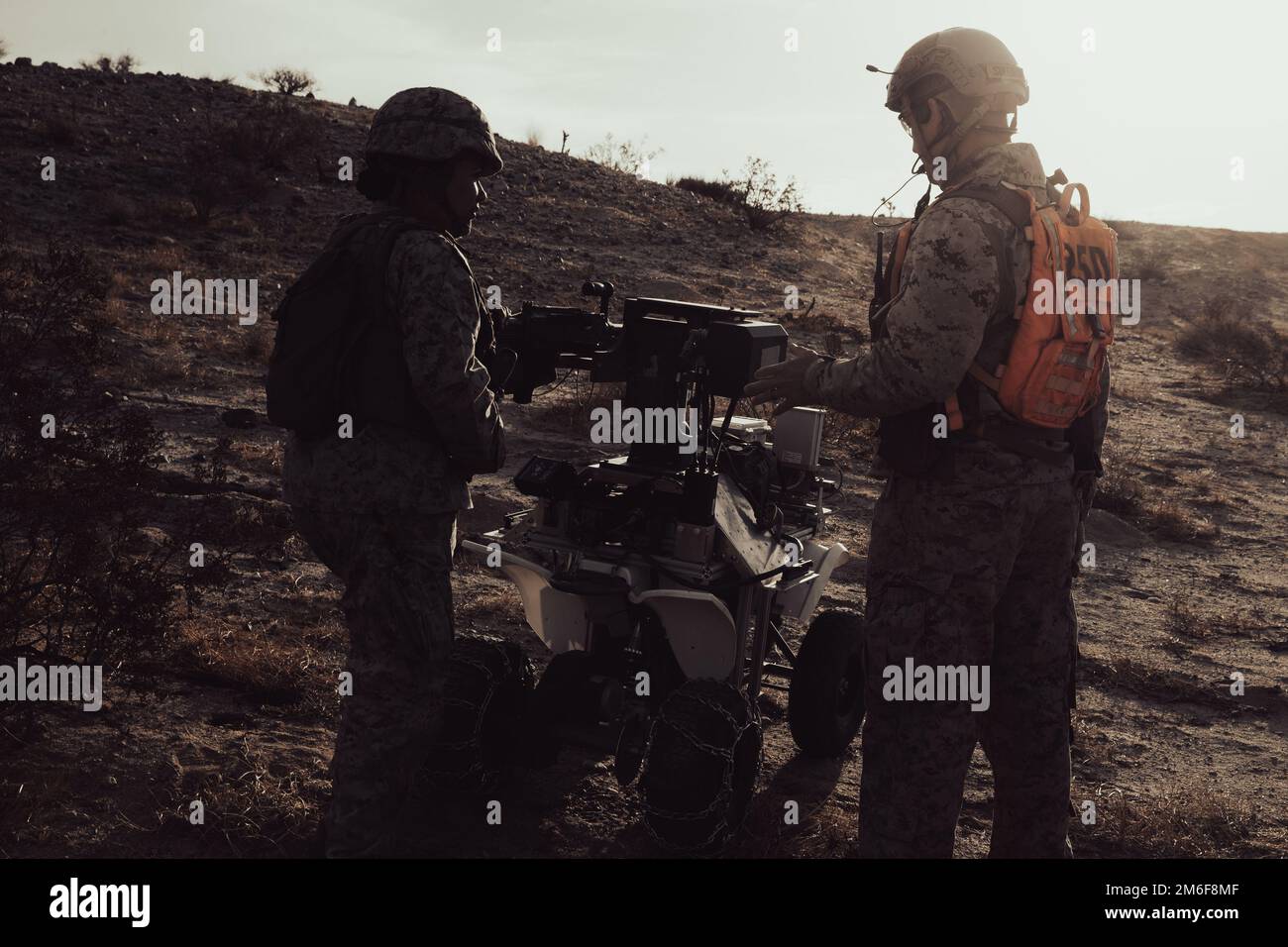 U.S. Marine Corps Lance Cpl. Alexis Diaz, an opposing force team leader ...