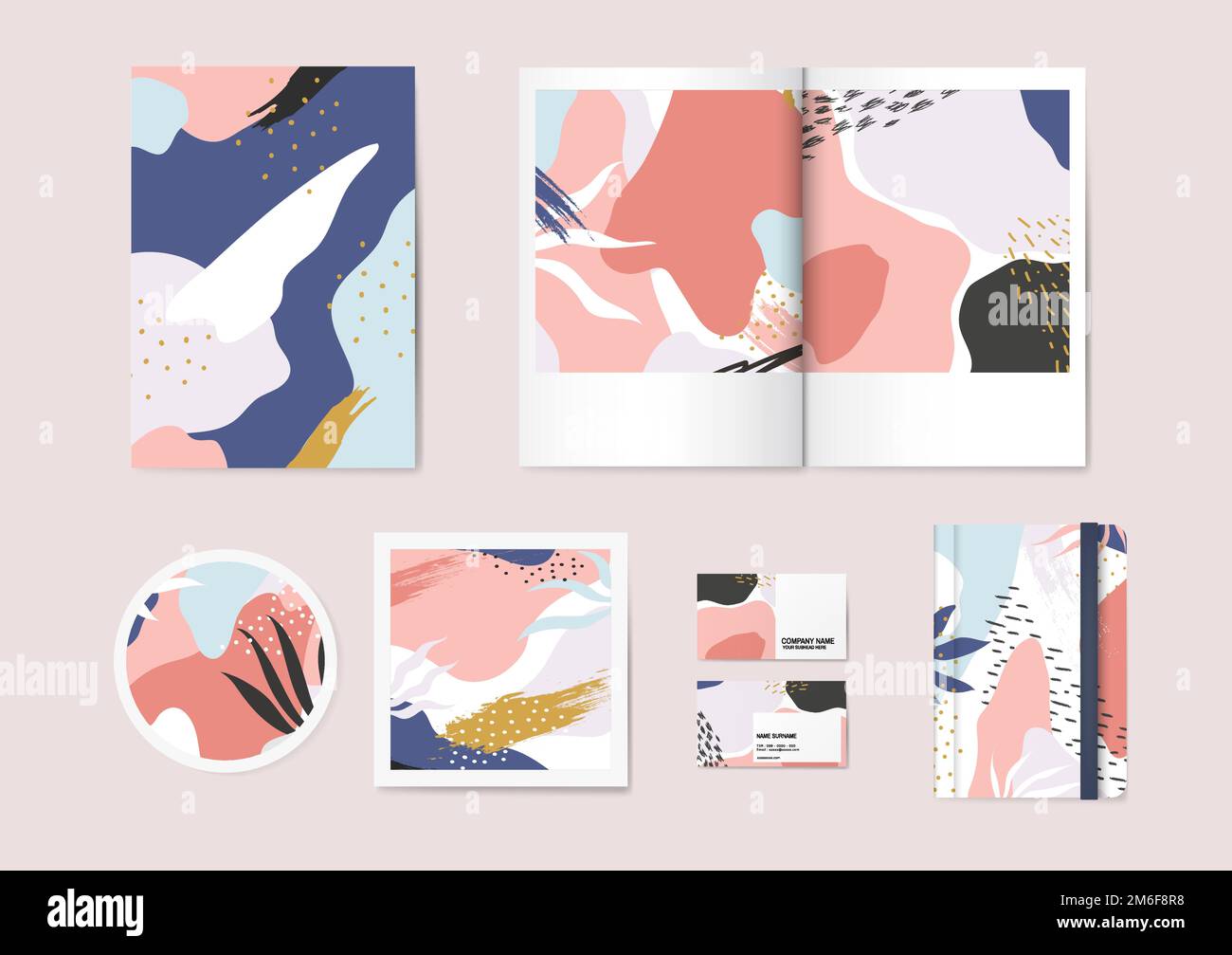 Colorful Memphis pattern vector set Stock Vector Image & Art - Alamy