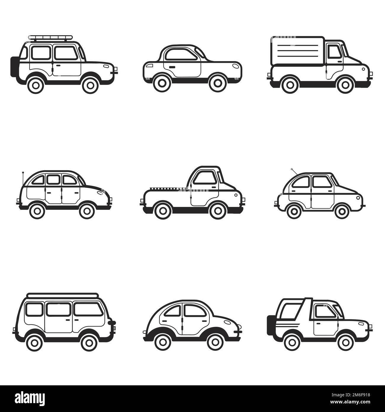 White saloon cars Stock Vector Images - Alamy