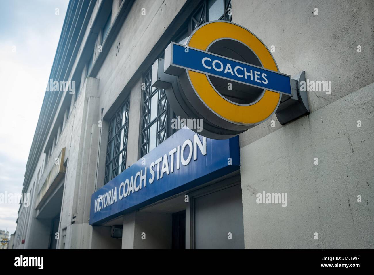 London December 2022: Victoria Coach Station in Buckingham Palace Road ...