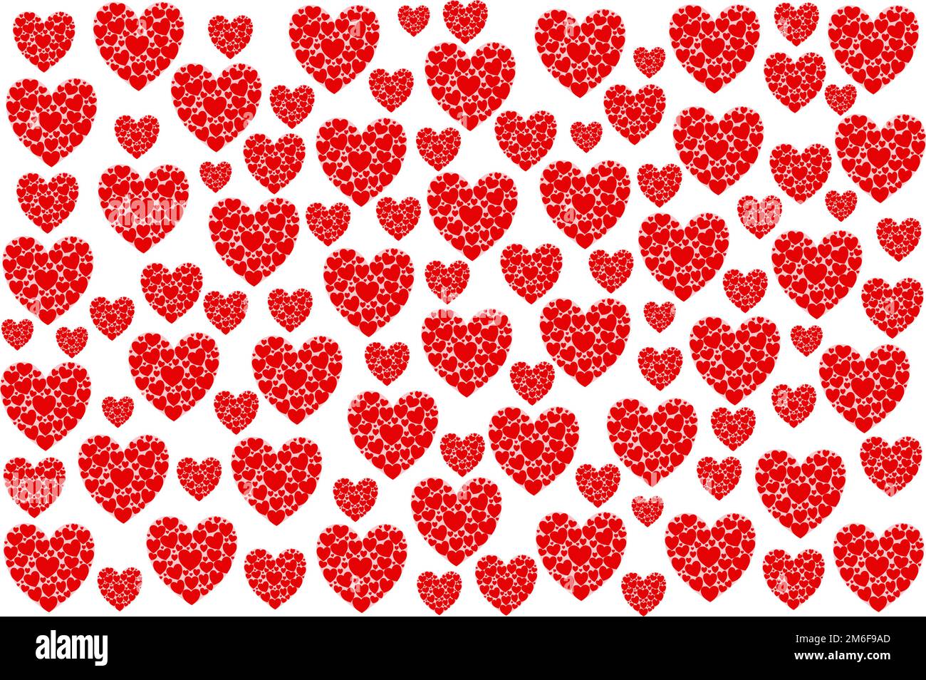 Repeated hearts pattern Stock Vector Images - Alamy